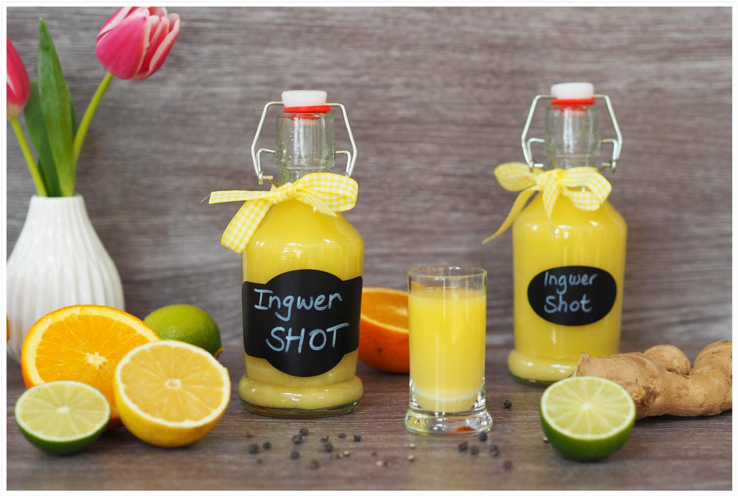 Ingwer-Shot: Vitamin C-Bombe für unser Immunsystem - Wiewowasistgut