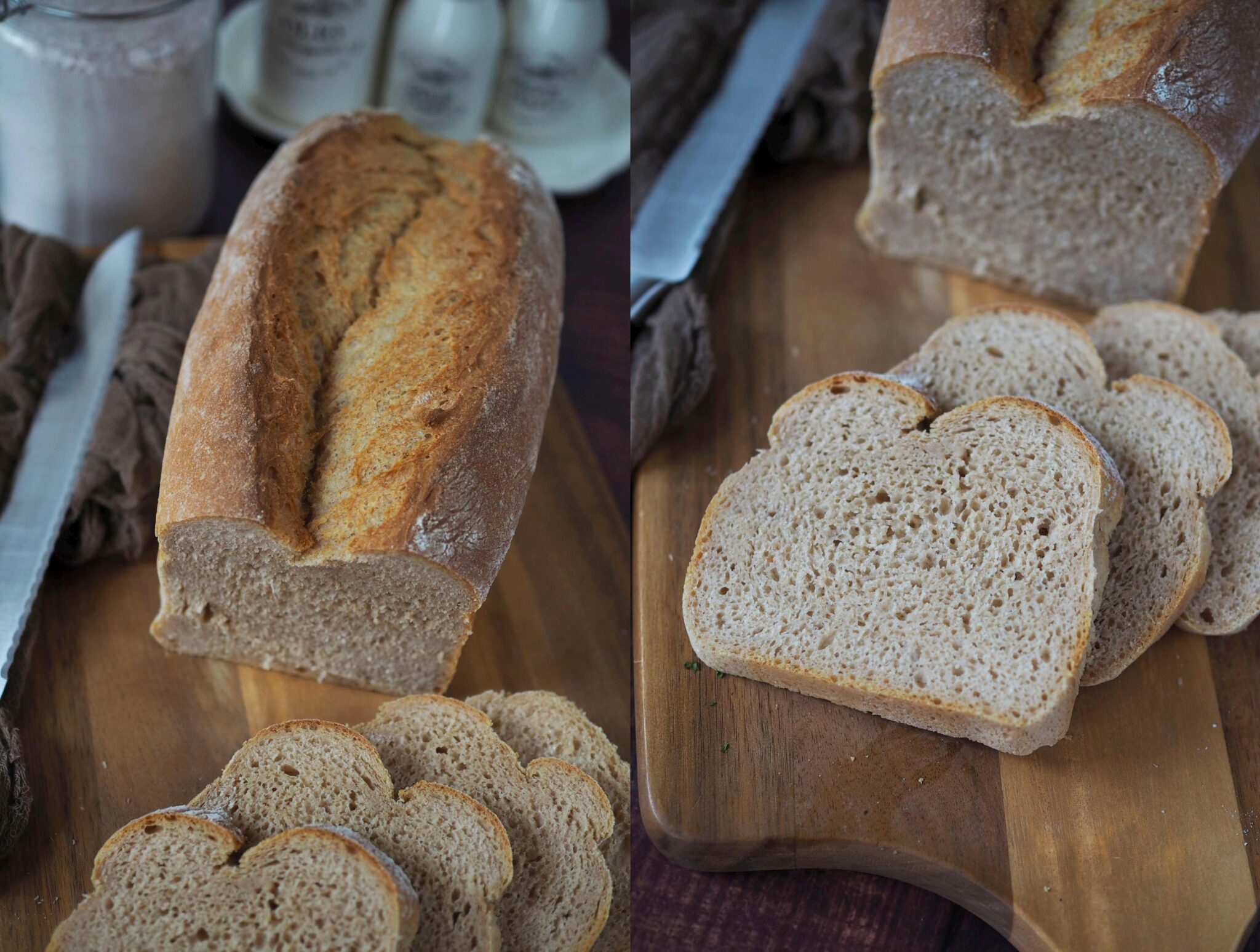 Pepe - einfaches Roggen-Dinkel-Kastenbrot (ohne Sauerteig) - Wiewowasistgut